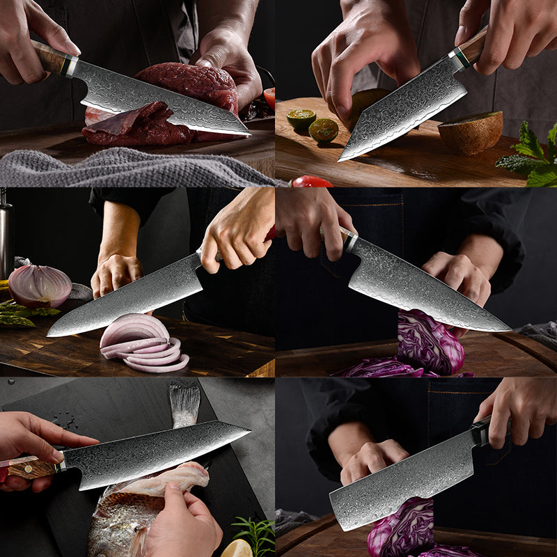 Best Handmade Knife Set - Kitchen Knife Set - 6 Piece Knife Set ...