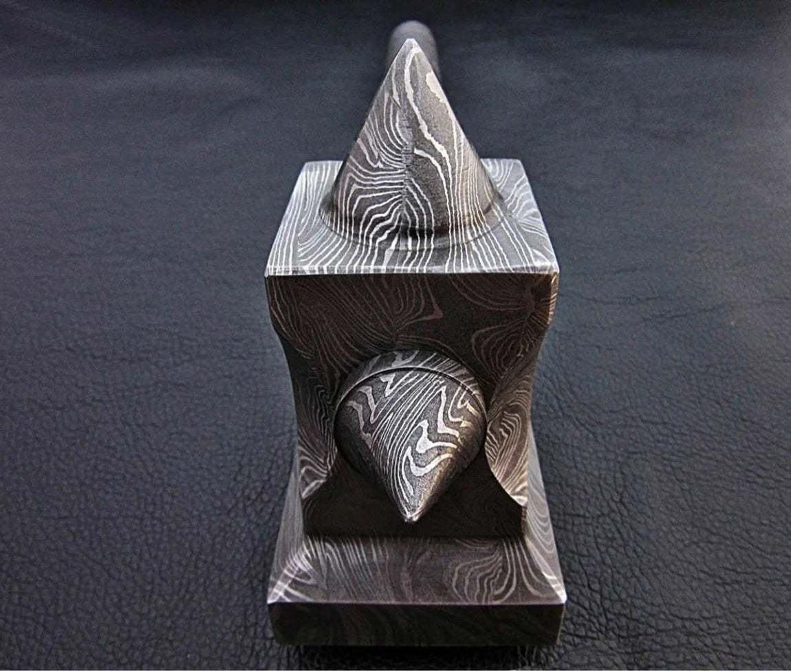 Damascus Steel Hammer - Handmade Damascus Hammer - War Hammer ...