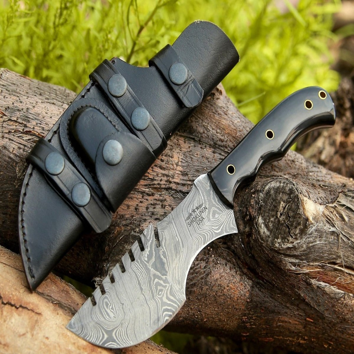 Damascus Steel Trekker Knife – Shokunin USA